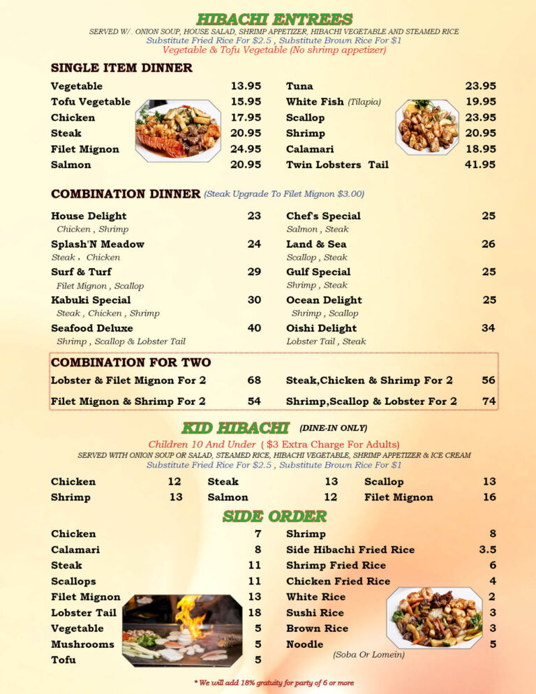 Menu – kabuki japanese sushi & hibachi