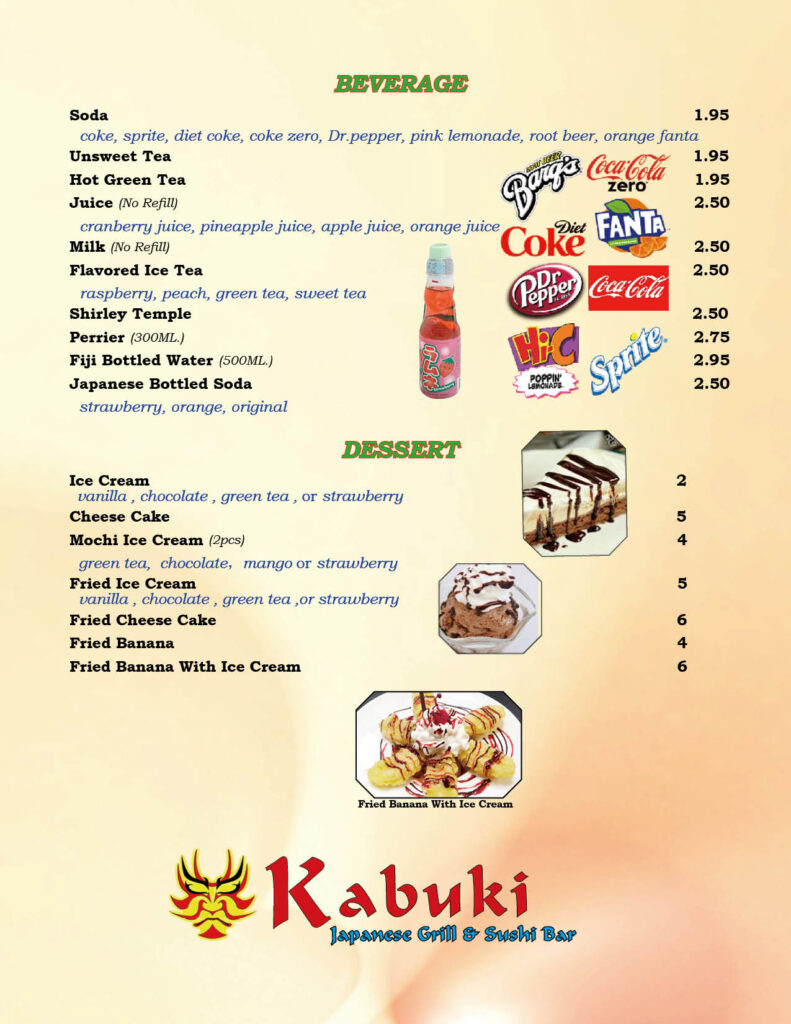 Menu – kabuki japanese sushi & hibachi